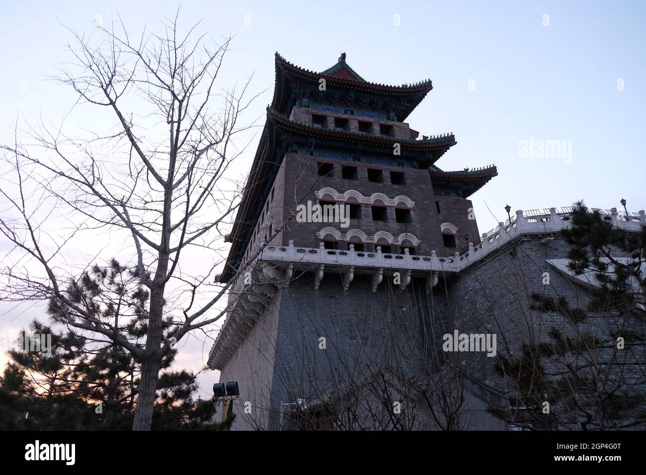 Archery Tower of Zhengyangmen is a gate in Beijing's historic city wall ...