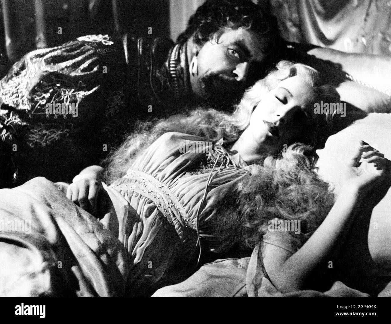 A DOUBLE LIFE, from left, Ronald Colman, Signe Hasso, 1947 Stock Photo ...