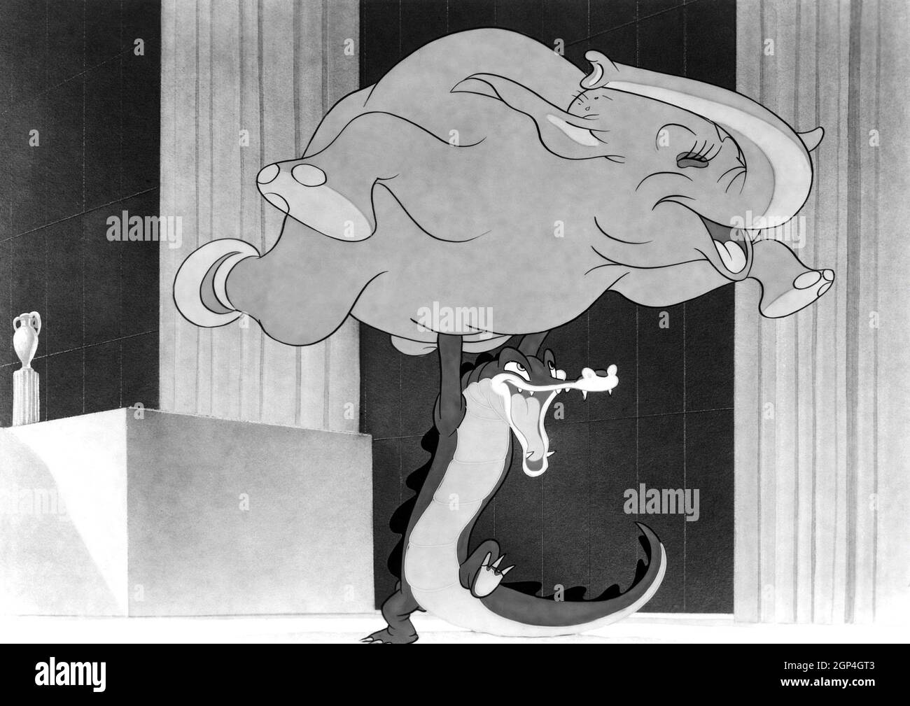 FANTASIA, Ben Ali Gator, lifting Elephanchine, 'The Dance of the Hours ...