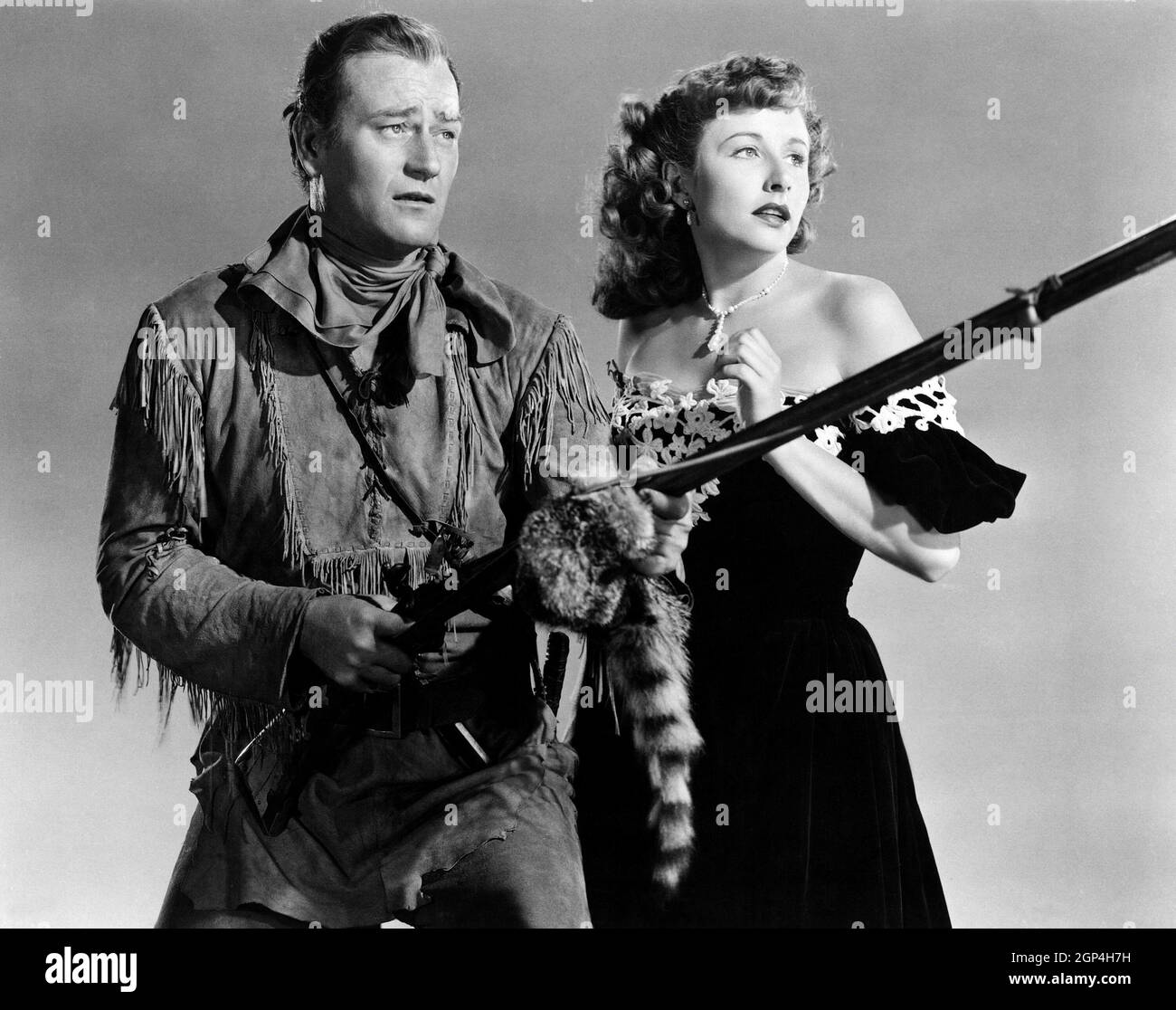 THE FIGHTING KENTUCKIAN, from left, John Wayne, Vera Ralston, (aka Vera ...