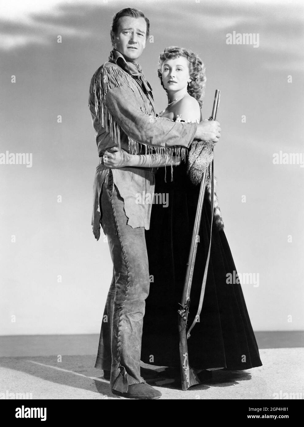 THE FIGHTING KENTUCKIAN, from left, John Wayne, Vera Ralston, (aka Vera ...