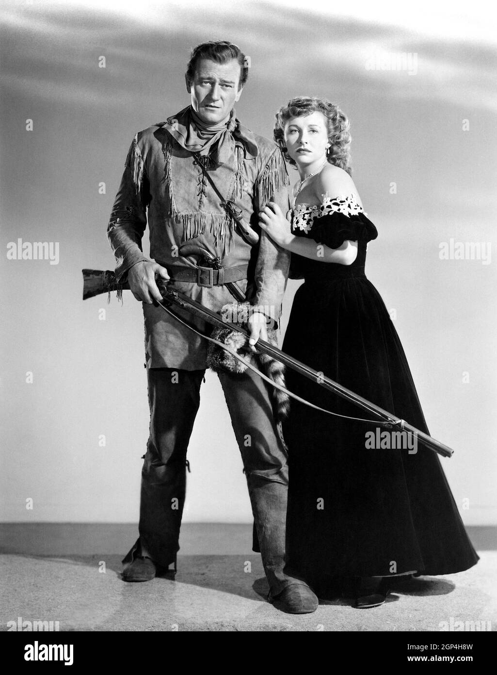 THE FIGHTING KENTUCKIAN, from left, John Wayne, Vera Ralston, (aka Vera ...