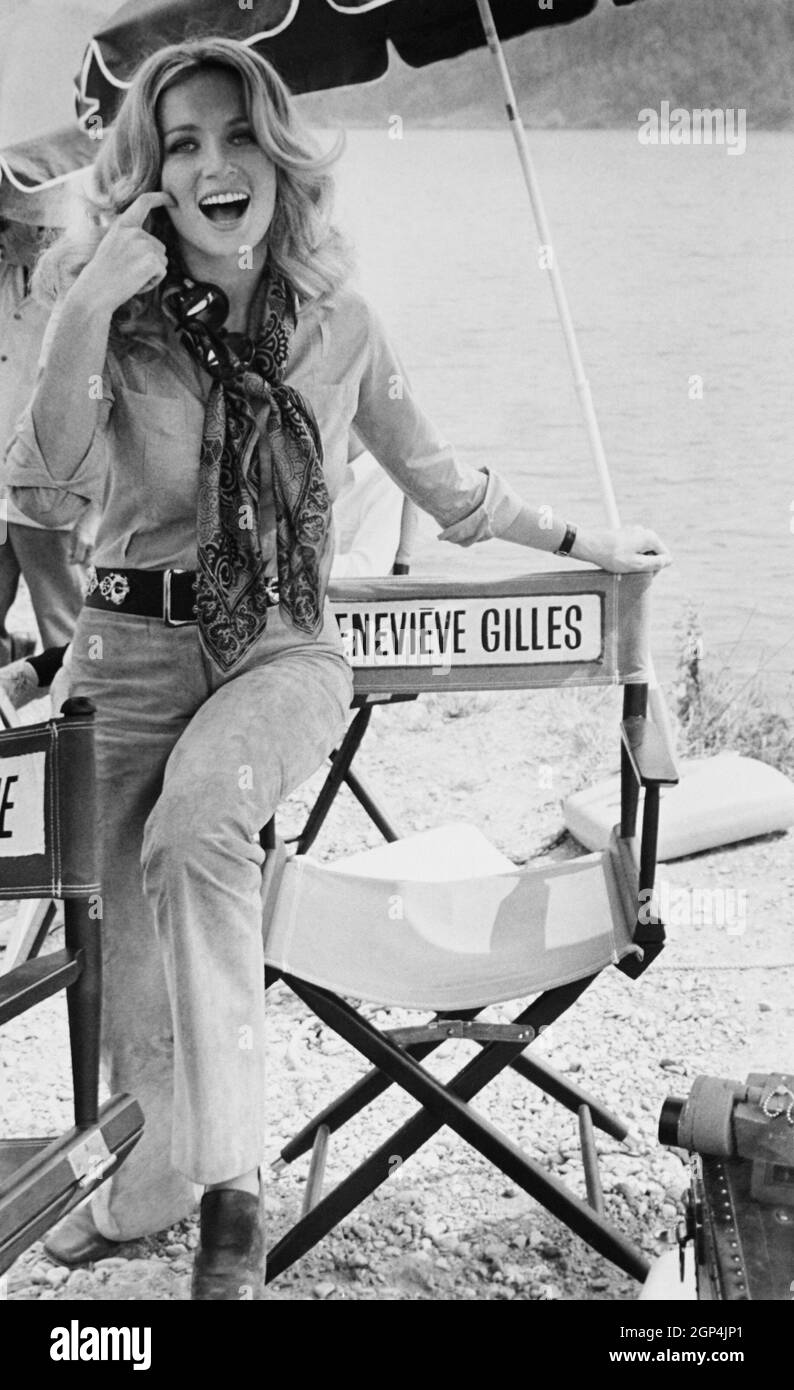 HELLO-GOODBYE, Genevieve Gilles on set, 1970, TM & Copyright © 20th ...
