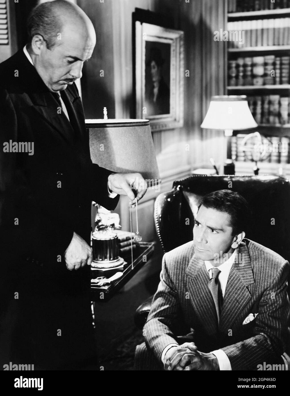 HOLLYWOOD STORY, from left: Fred Clark, Richard Conte, 1951 Stock Photo ...