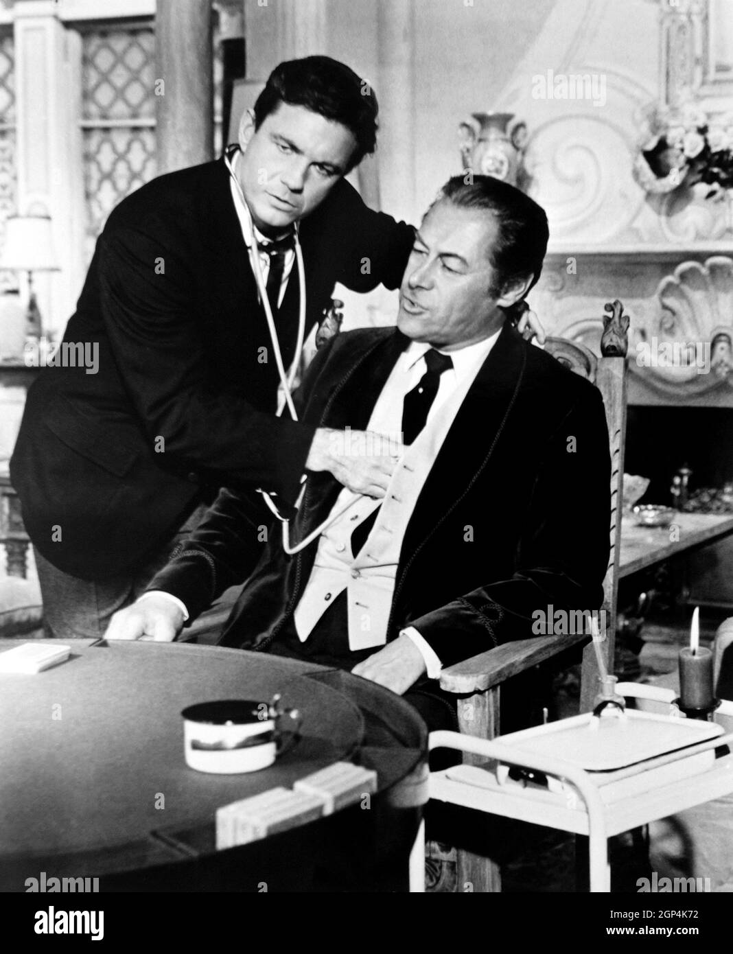 THE HONEY POT, from left, Cliff Robertson, Rex Harrison, 1967 Stock ...