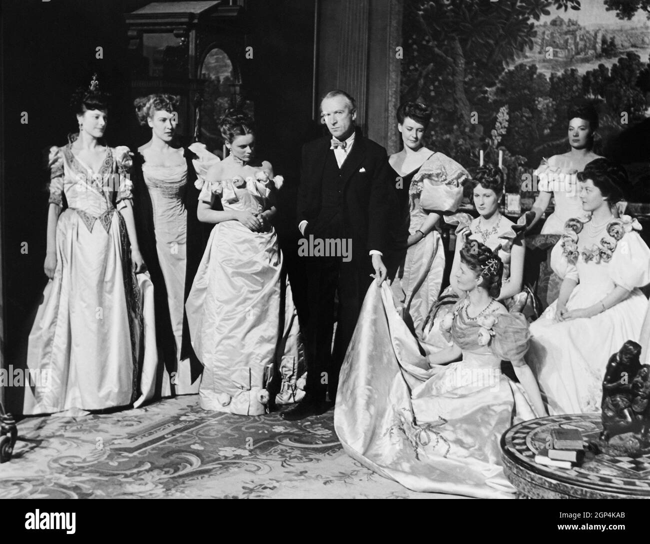 AN IDEAL HUSBAND, costume designer Cecil Beaton with women wearing ...