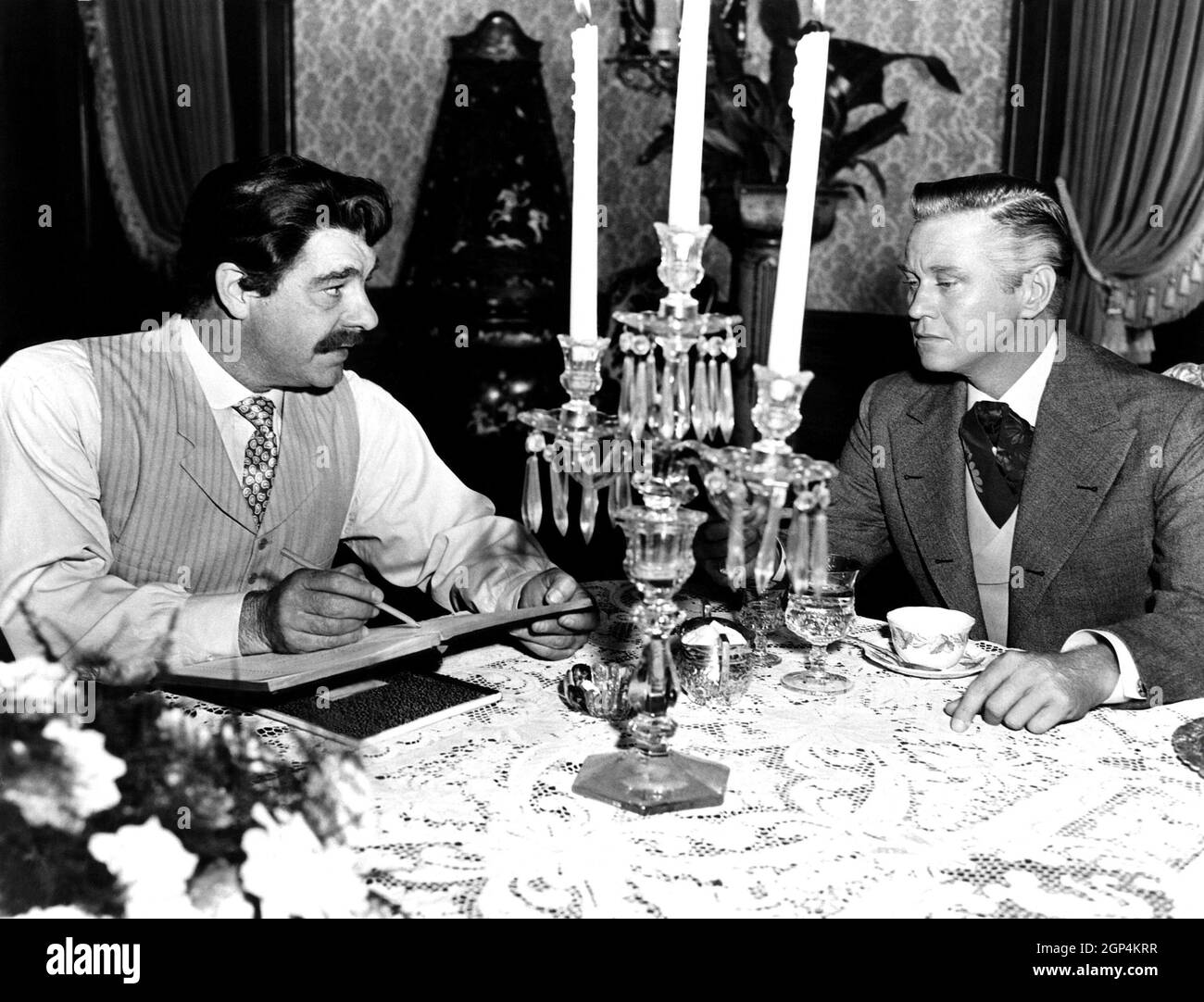 INSIDE STRAIGHT, from left, Lon Chaney, Jr., David Brian, 1951 Stock Photo - Alamy