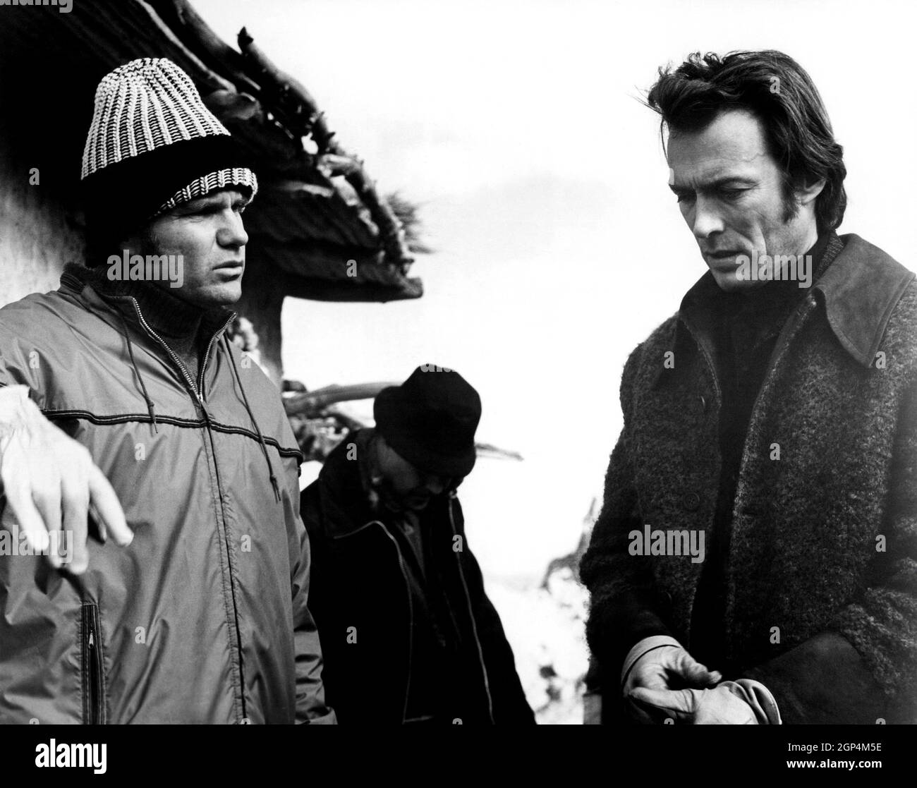 JOE KIDD, Clint Eastwood (right), on location in Eastern California ...