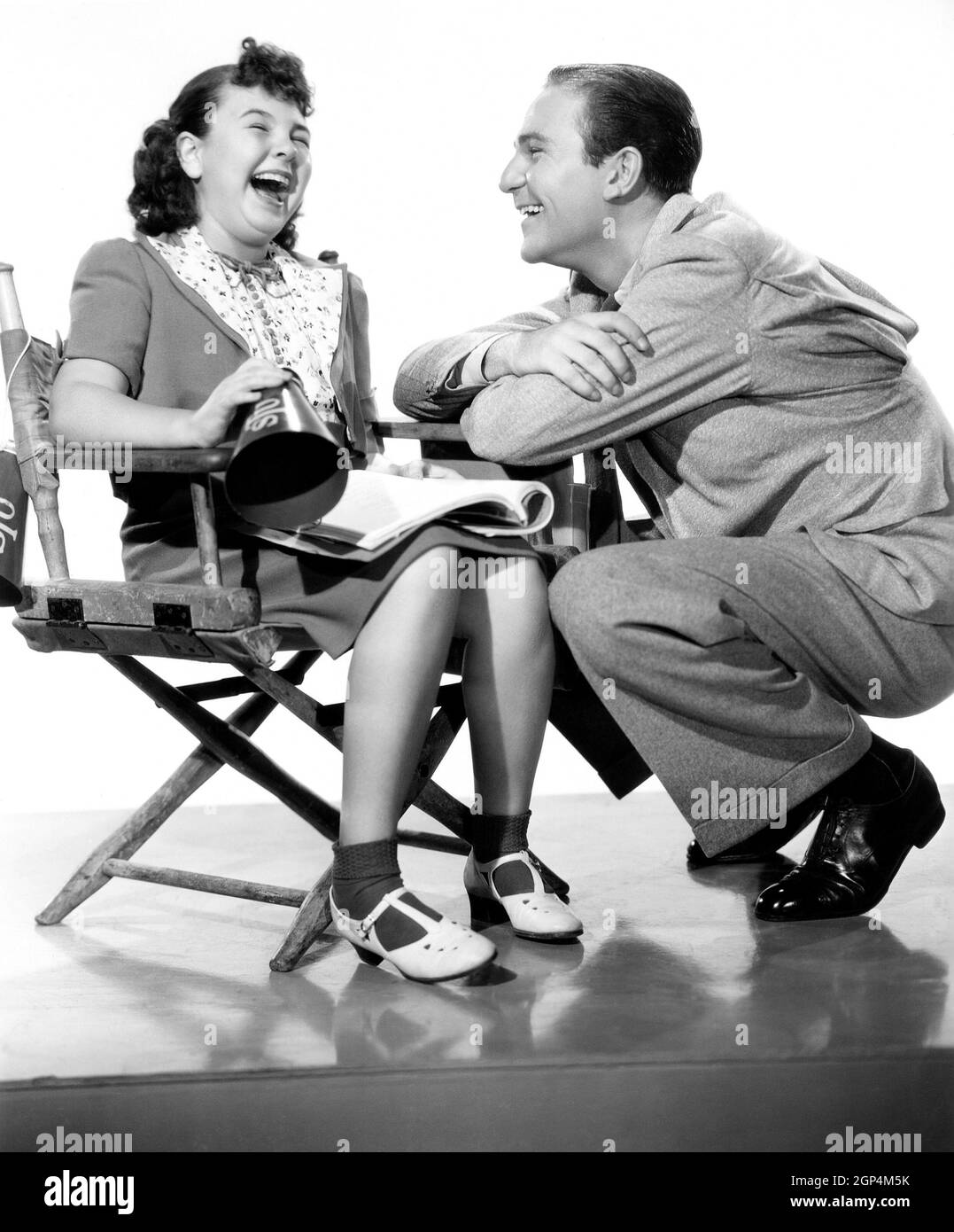 KEEP SMILING, from left, Jane Withers, Henry Wilcoxon, on-set, 1938. TM ...