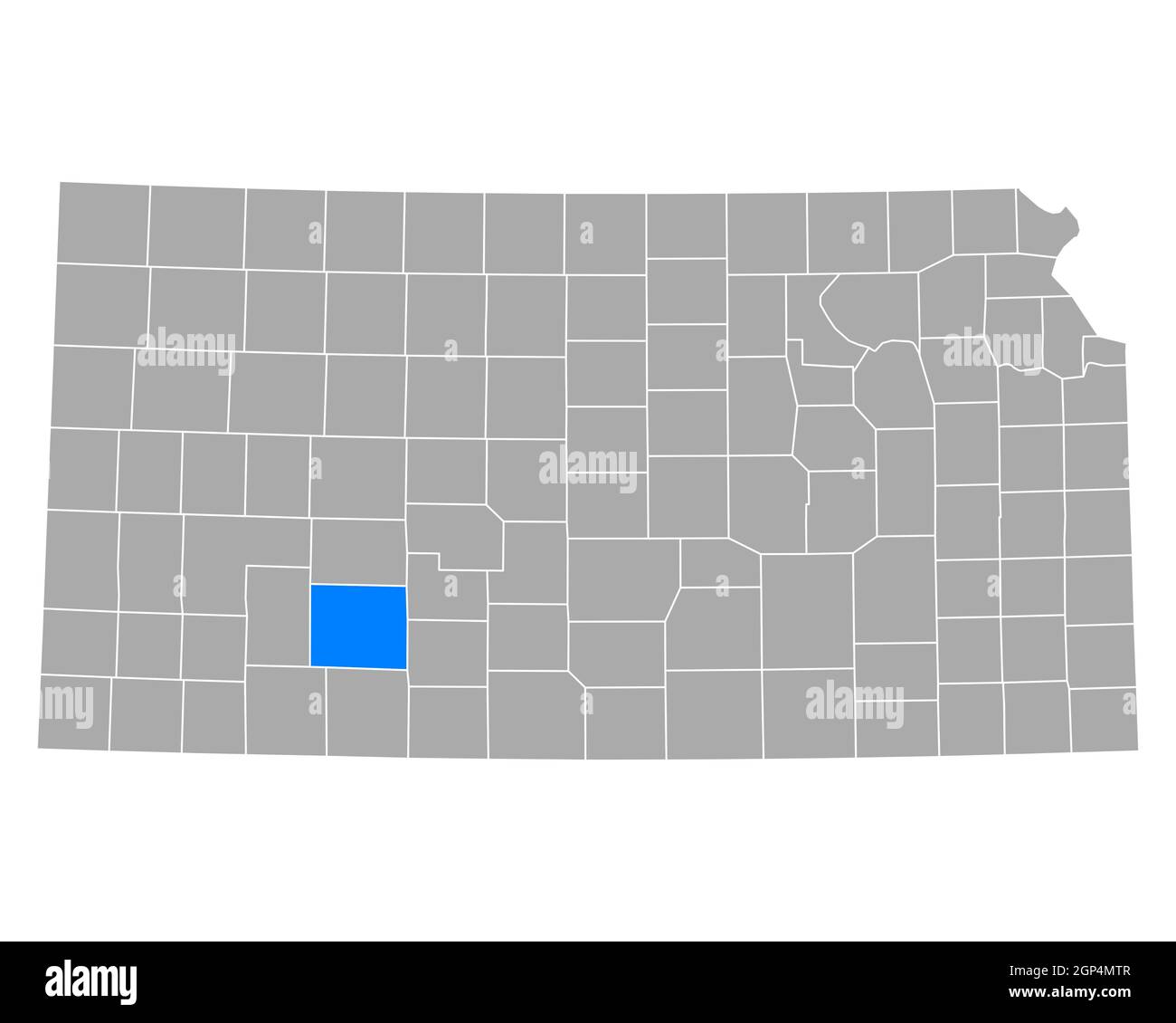 Map of Ford in Kansas Stock Photo - Alamy