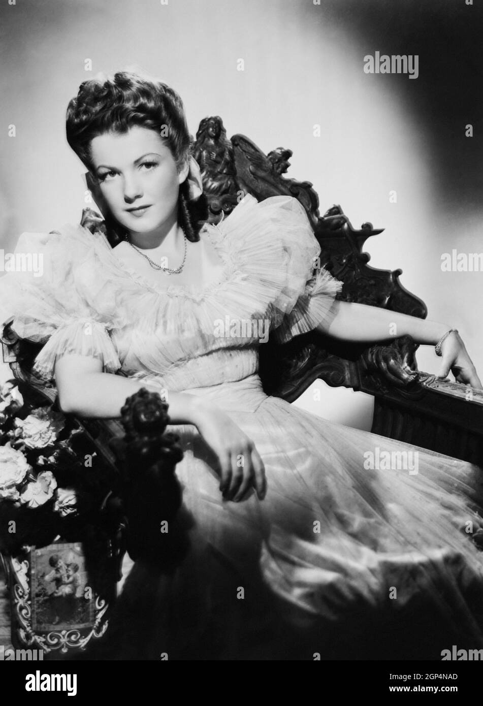 THE MAGNIFICENT AMBERSONS, Anne Baxter, 1942 Stock Photo - Alamy