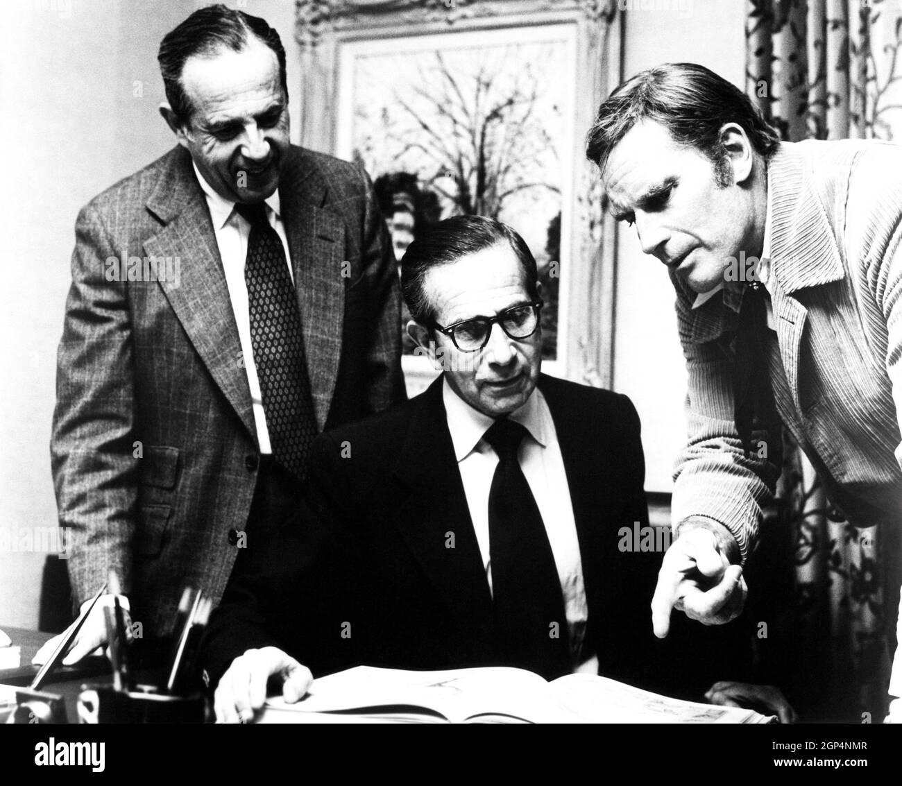 MIDWAY, from left, Mirisch Corporation chairman Marvin Mirisch ...