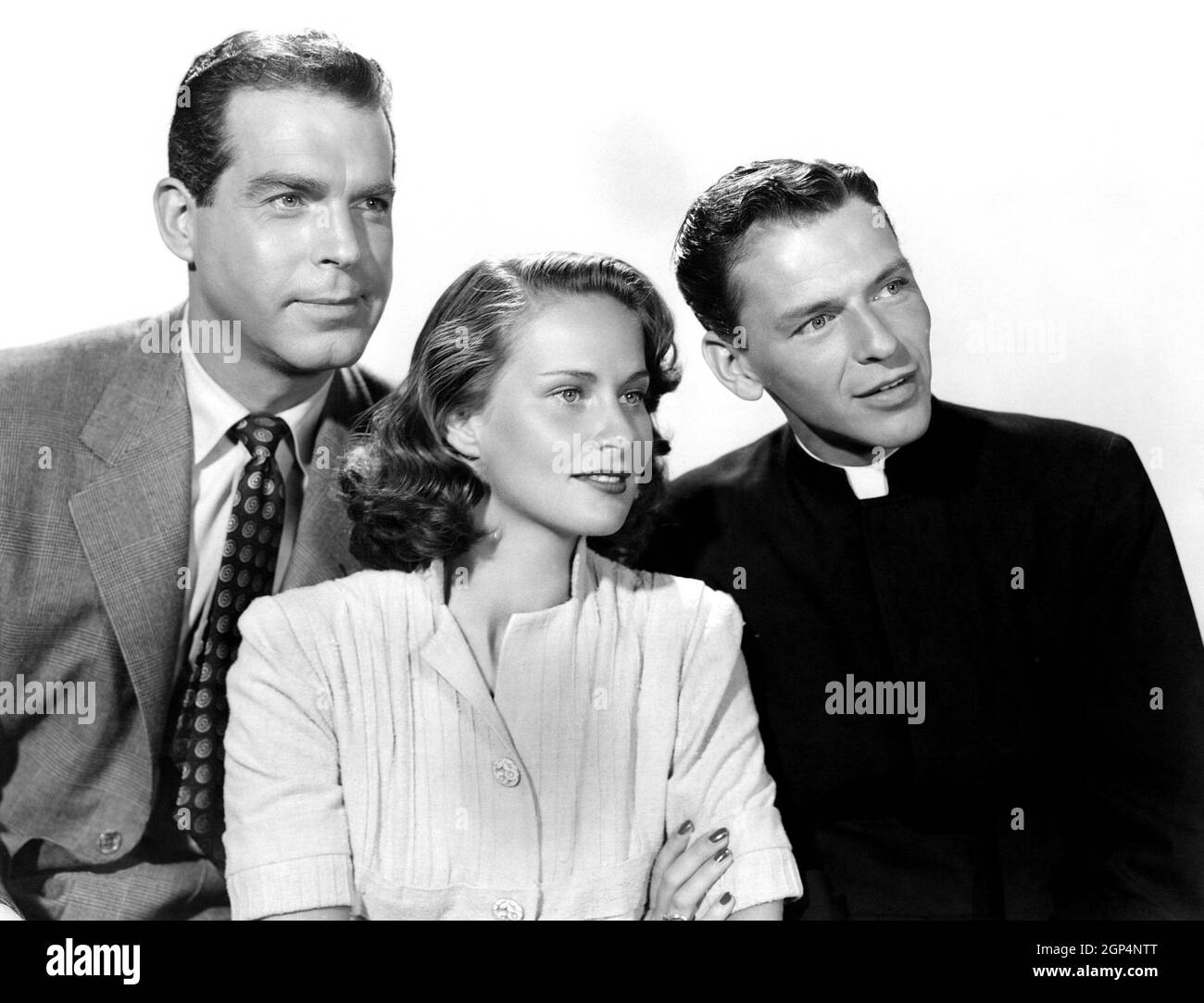 THE MIRACLE OF THE BELLS, from left, Fred MacMurray, Alida Valli, Frank ...