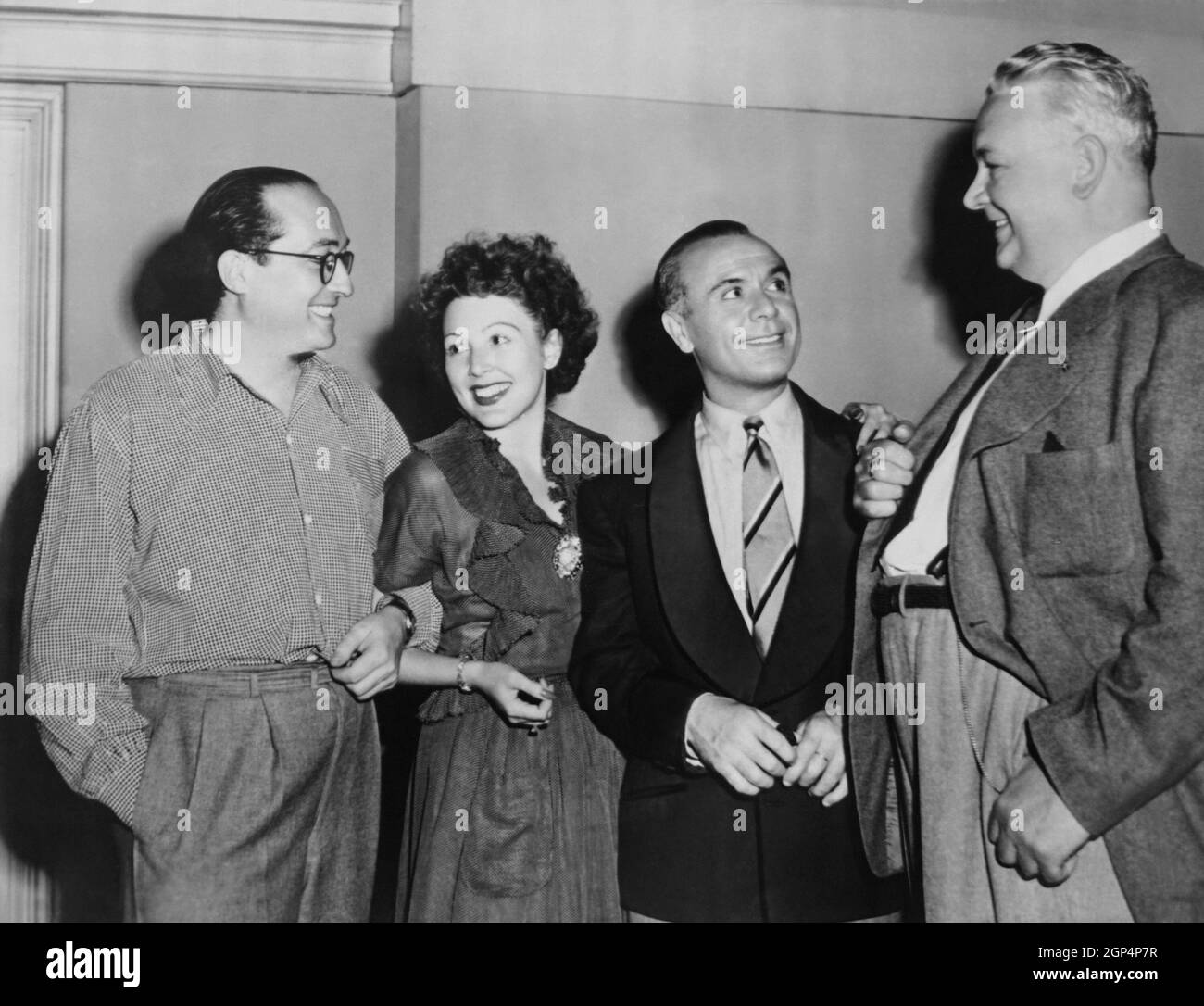 MUSIC FOR MILLIONS, Lauritz Melchior (right) and his wife Maria Hacker ...