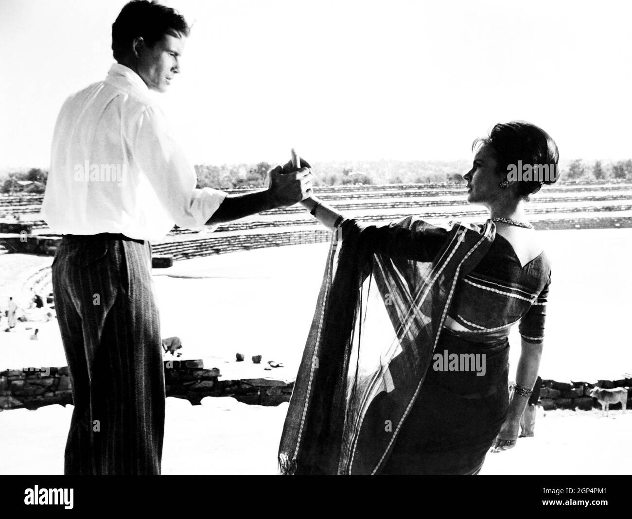 NINE HOURS TO RAMA, from left, Horst Bucholz, Valerie Gearon, 1963, TM ...