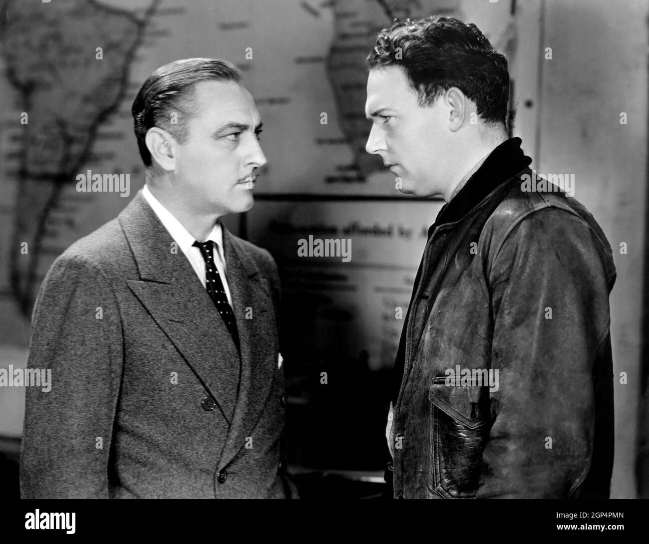 NIGHT FLIGHT, from left, John Barrymore, William Gargan, 1933 Stock ...