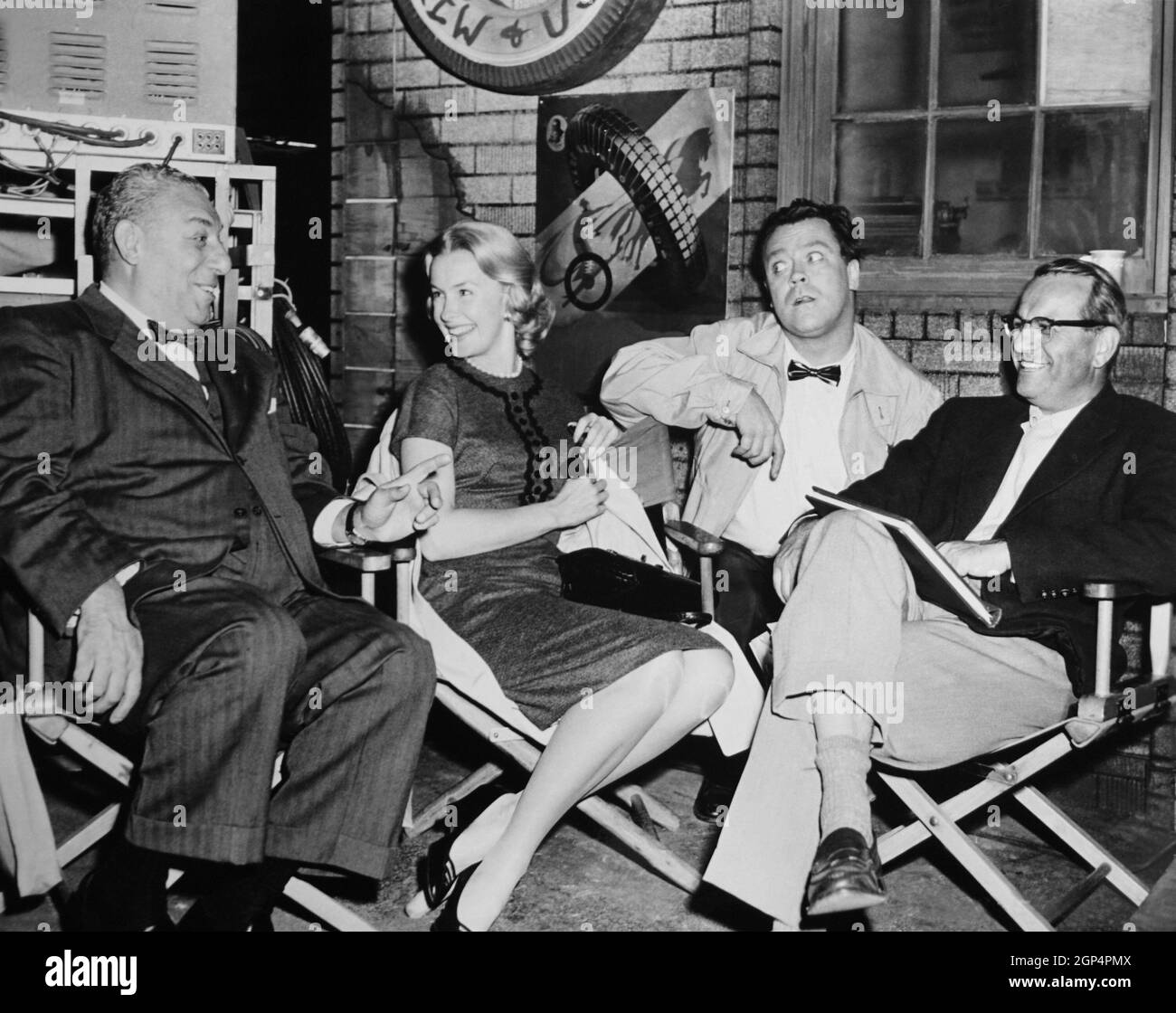 A NICE LITTLE BANK THAT SHOULD BE ROBBED, from left: producer Anthony ...