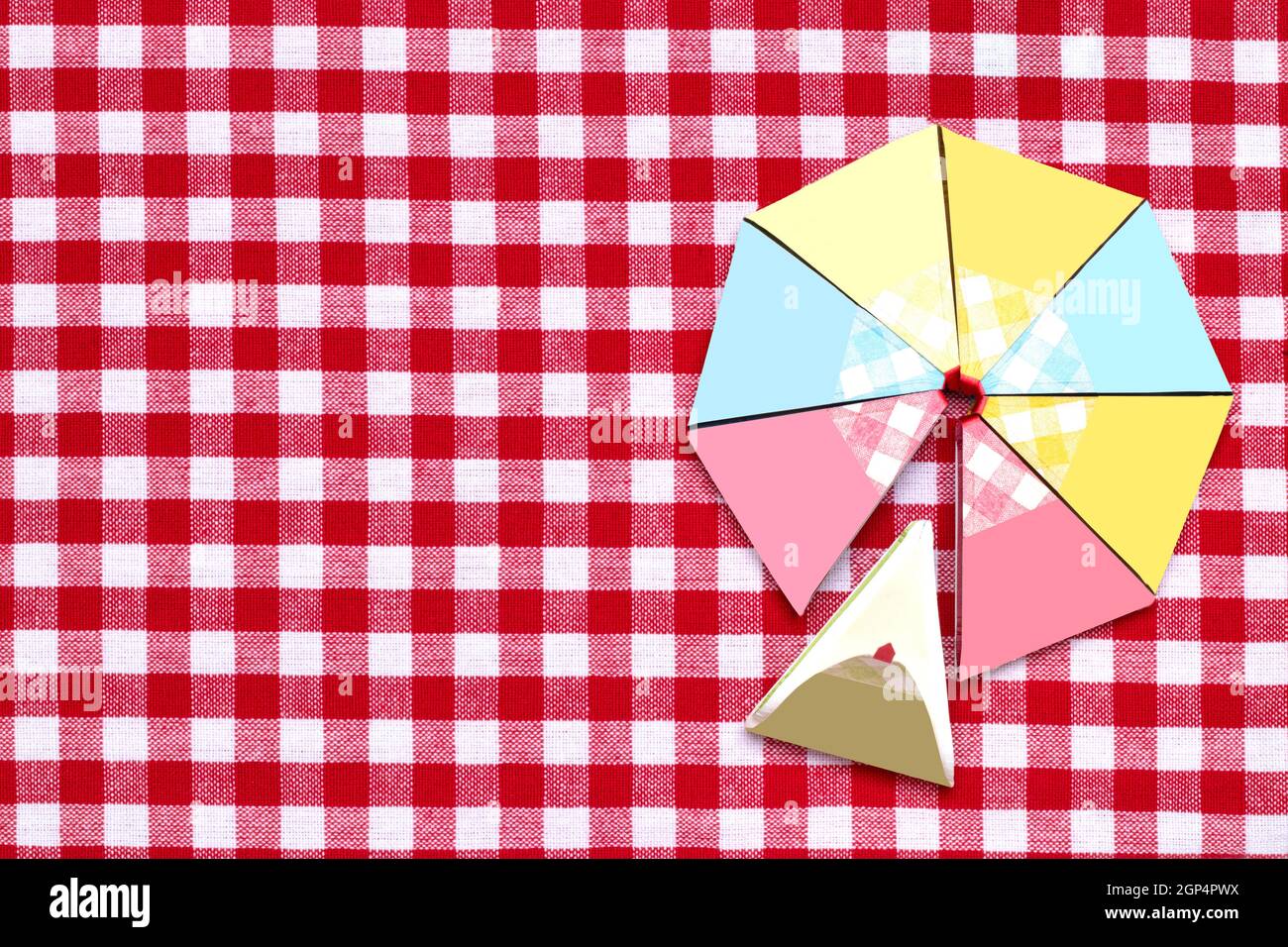 Top view of various blank paper packages with processed cheese ...