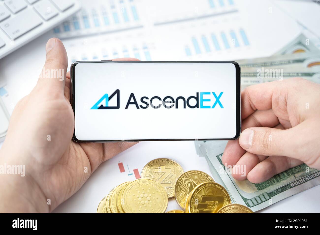 Ascendex logo hi-res stock photography and images - Alamy