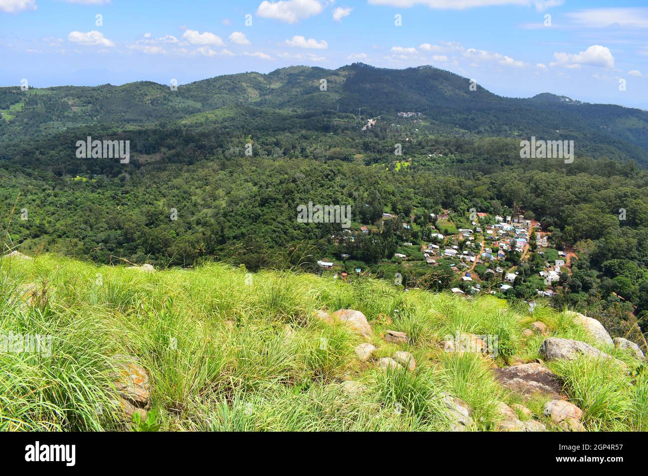 Sirumalai Peak, Vellimalai Sivan Temple Stock Photo - Alamy