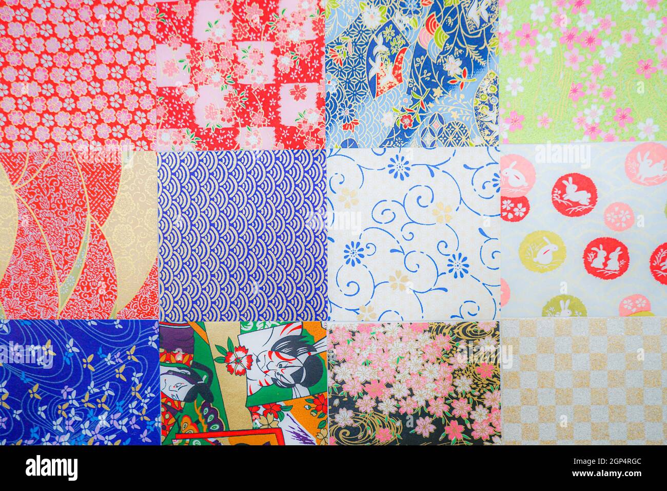 Origami of studded Japanese paper. Shooting Location: Yokohama-city ...