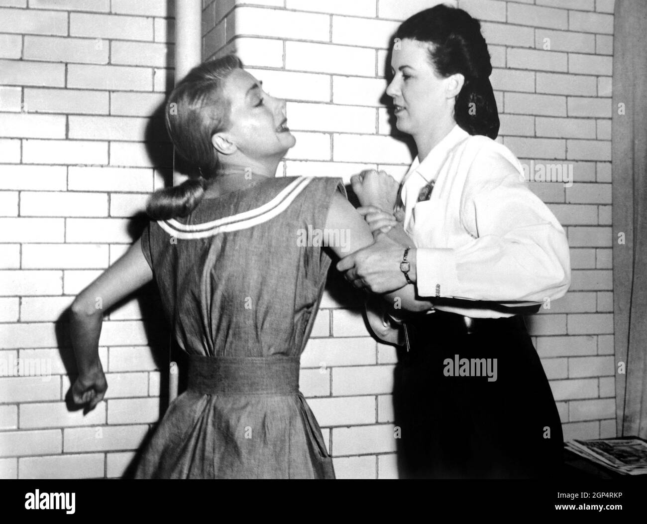 ONCE A THIEF, from left, June Havoc, Dana Broccoli, 1950 Stock Photo - Alamy