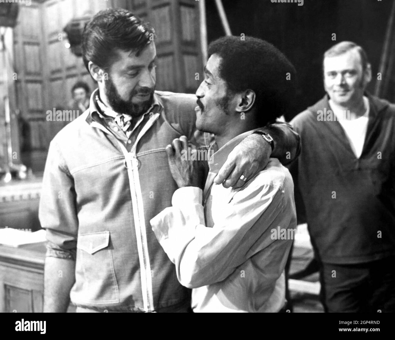 ONE MORE TIME, from left, director Jerry Lewis, Sammy Davis, Jr., on ...