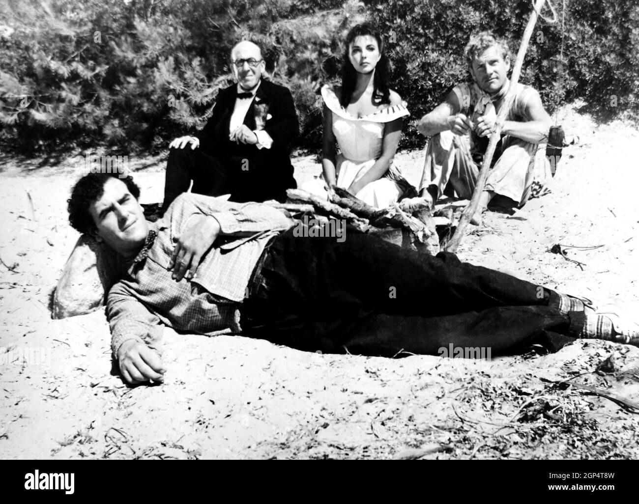 OUR GIRL FRIDAY, (aka THE ADVENTURES OF SADIE), clockwise from front ...