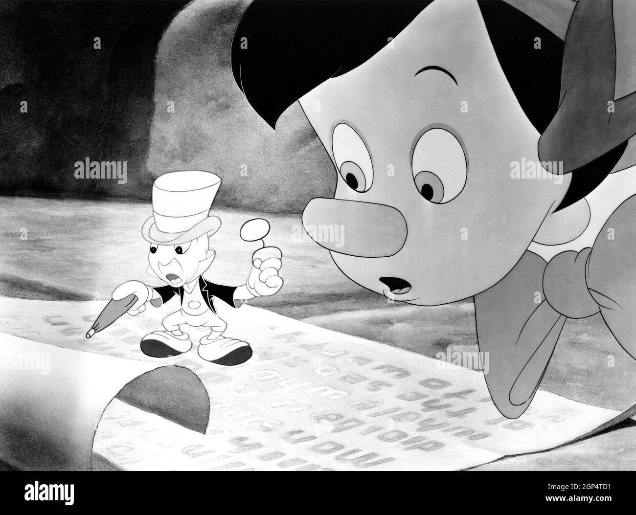 PINOCCHIO, from left, Jiminy Cricket (voiced by Cliff Edwards ...