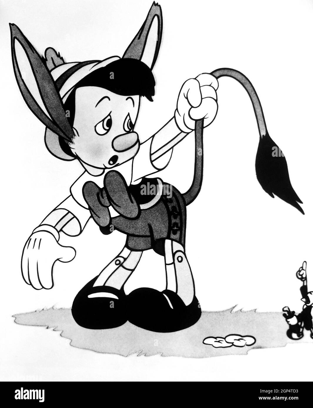 PINOCCHIO, from left, Pinocchio (voiced by Dickie Jones), Jiminy ...