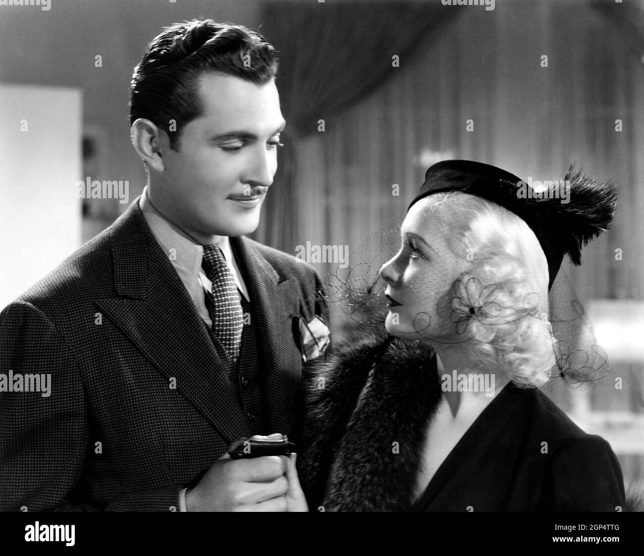 PRESCRIPTION FOR ROMANCE, from left, Kent Taylor, Dorothea Kent, 1937 Stock Photo - Alamy