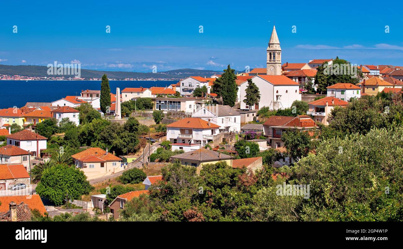 Zadar archipelago. Kali village on Ugljan island old architecture ...