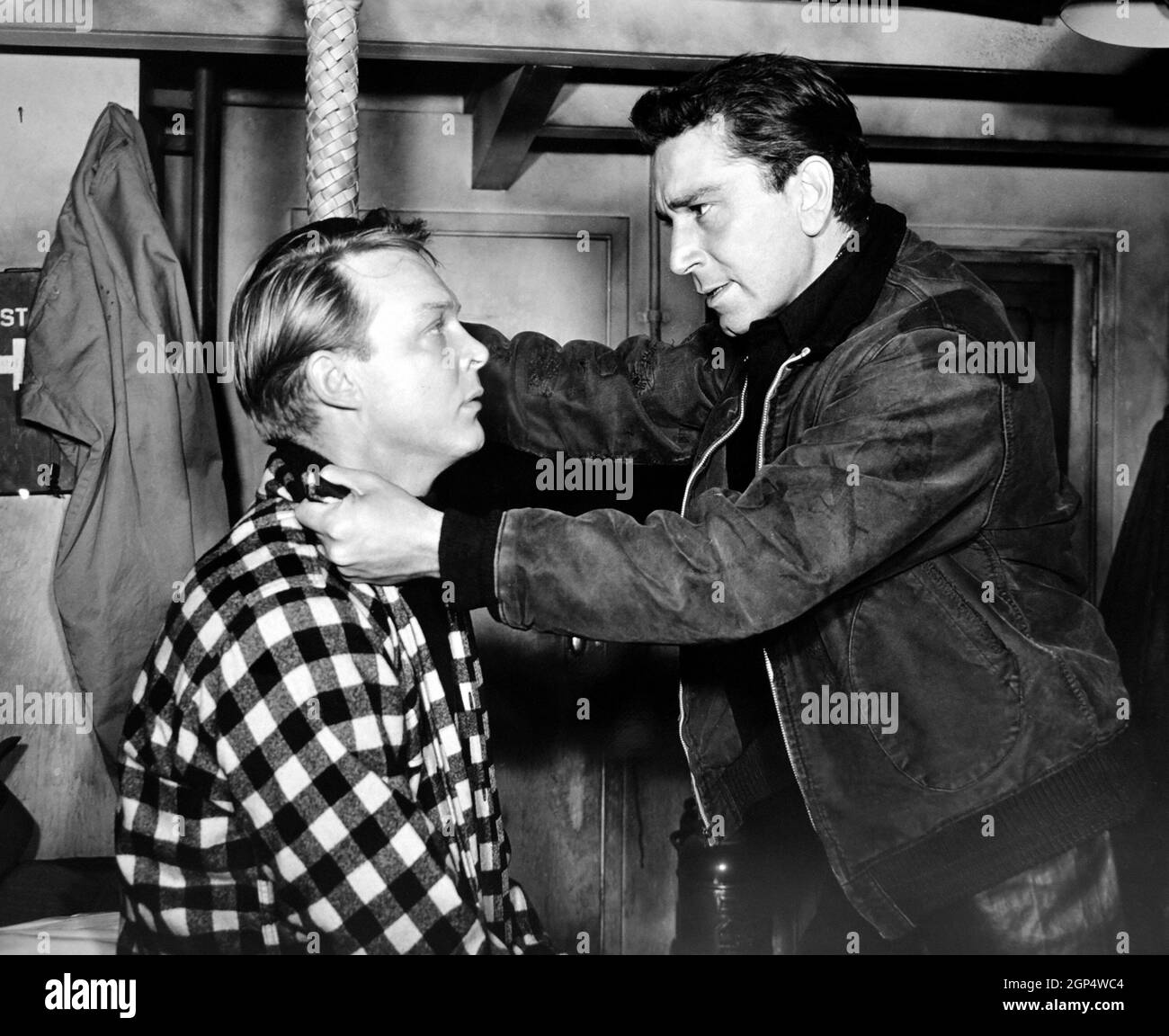 THE RAGING TIDE, from left, Alex Nichol, Richard Conte, 1951 Stock ...