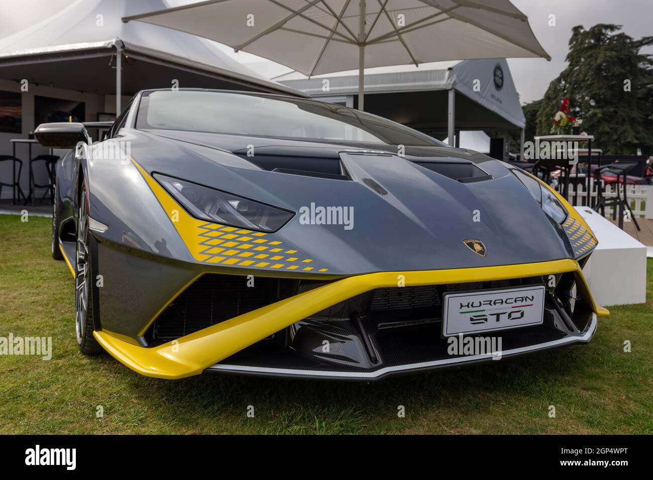 2021 Huracán STO (Super Trofeo Omologato) on display at the Concours d ...