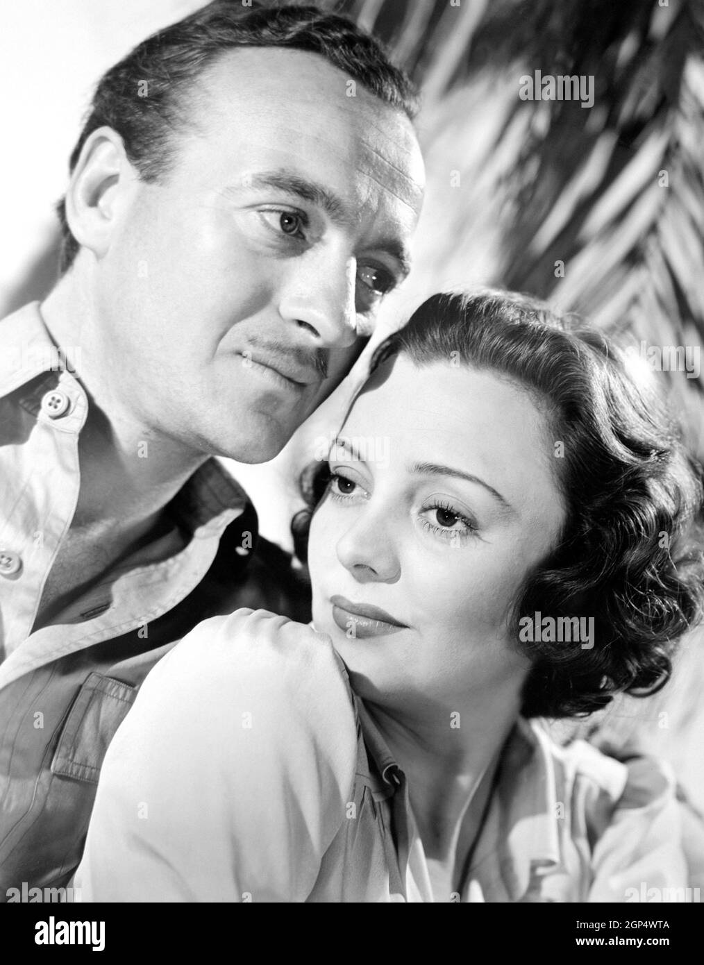 THE REAL GLORY, from left, David Niven, Andrea Leeds, 1939 Stock Photo ...