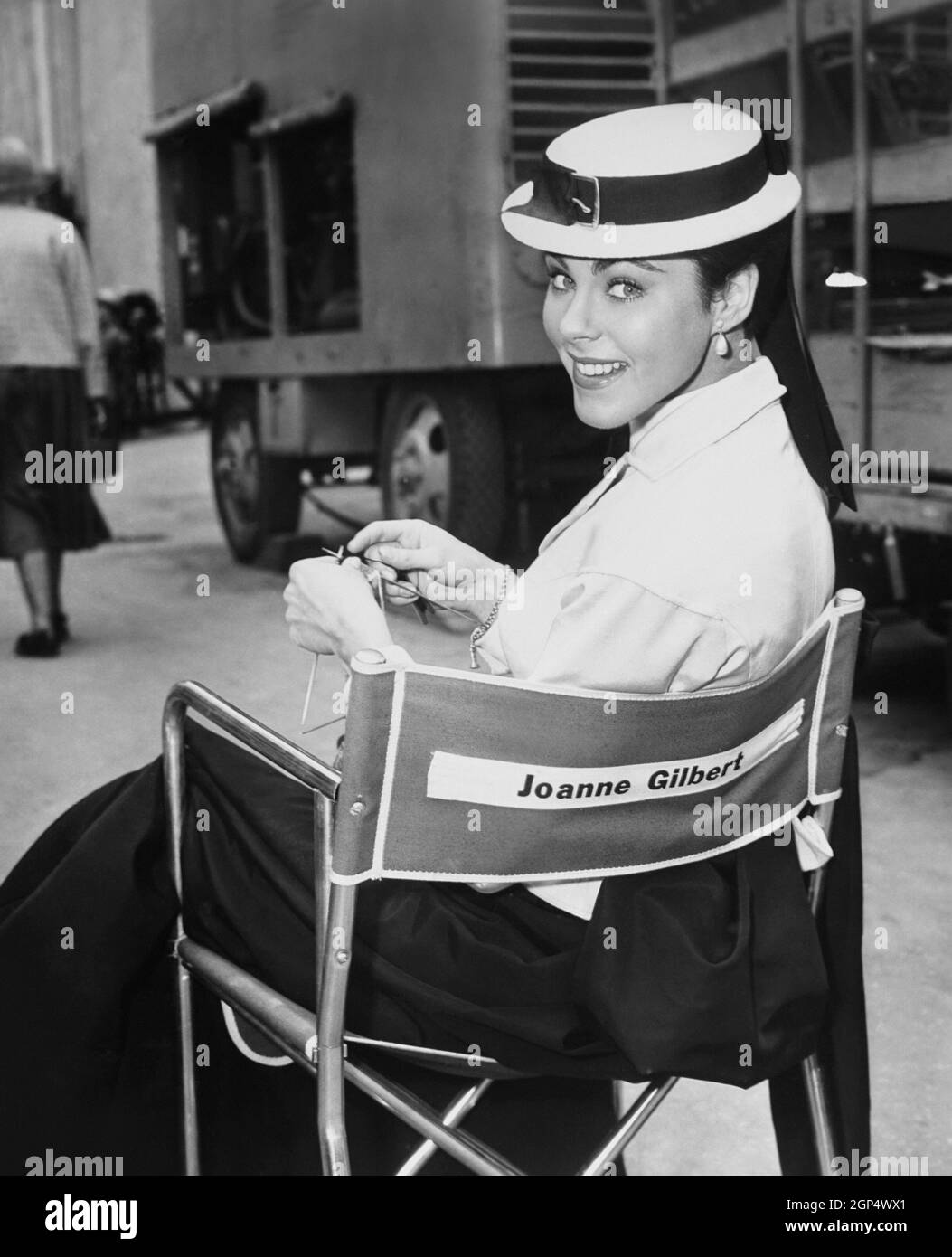 RED GARTERS, Joanne Gilbert on set, 1954 Stock Photo - Alamy