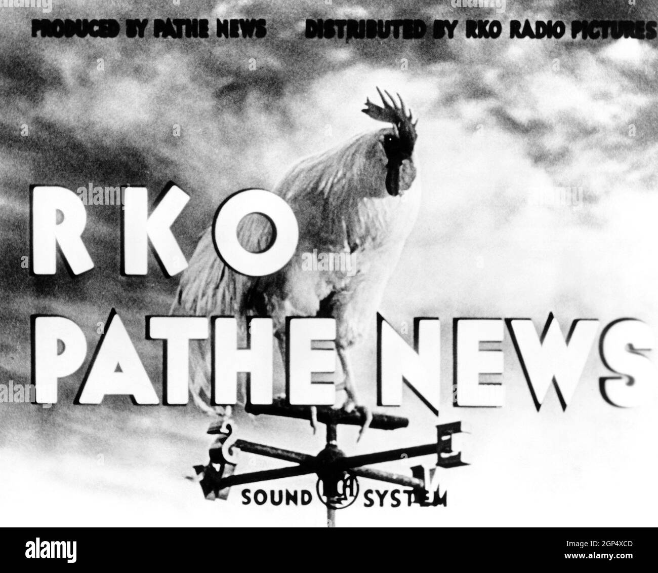 RKO Pathe News logo, ca. early 1940s Stock Photo - Alamy