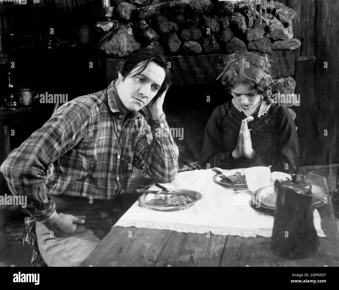 A ROMANCE OF THE REDWOODS, from left, Elliott Dexter, Mary Pickford ...