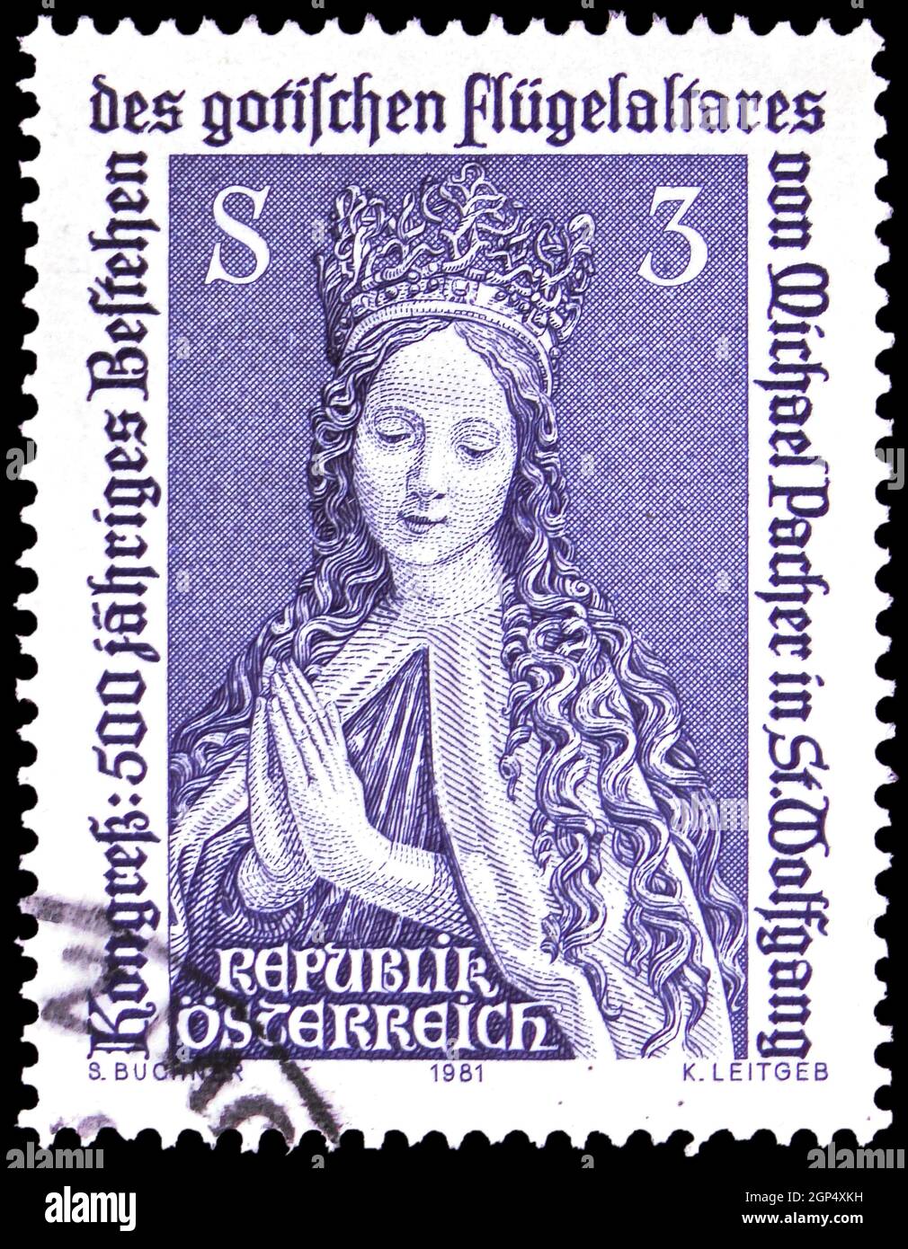 MOSCOW, RUSSIA - AUGUST 4, 2021: Postage stamp printed in Austria shows ...