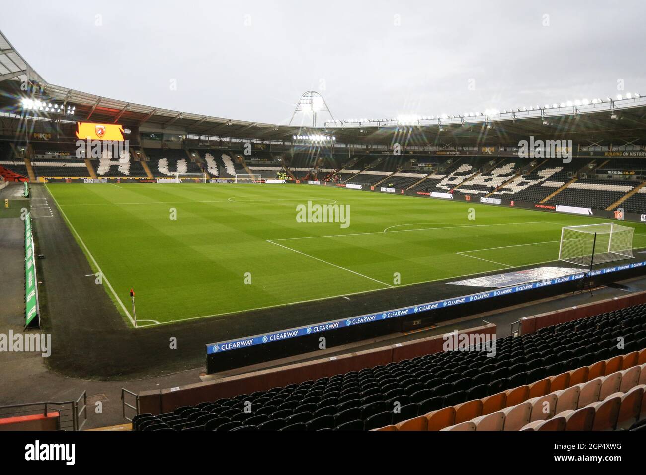 General Ground view of the MKM Stadium ahead of the Sky Bet ...