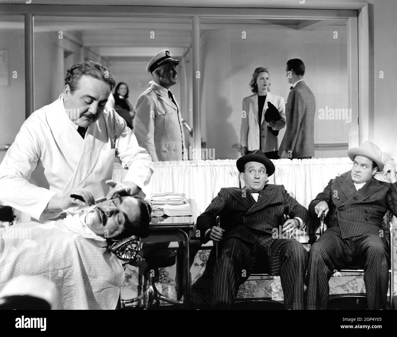 ROAD TO RIO, from left, Gino Corrado (barber), Stanley Andrews (captain ...