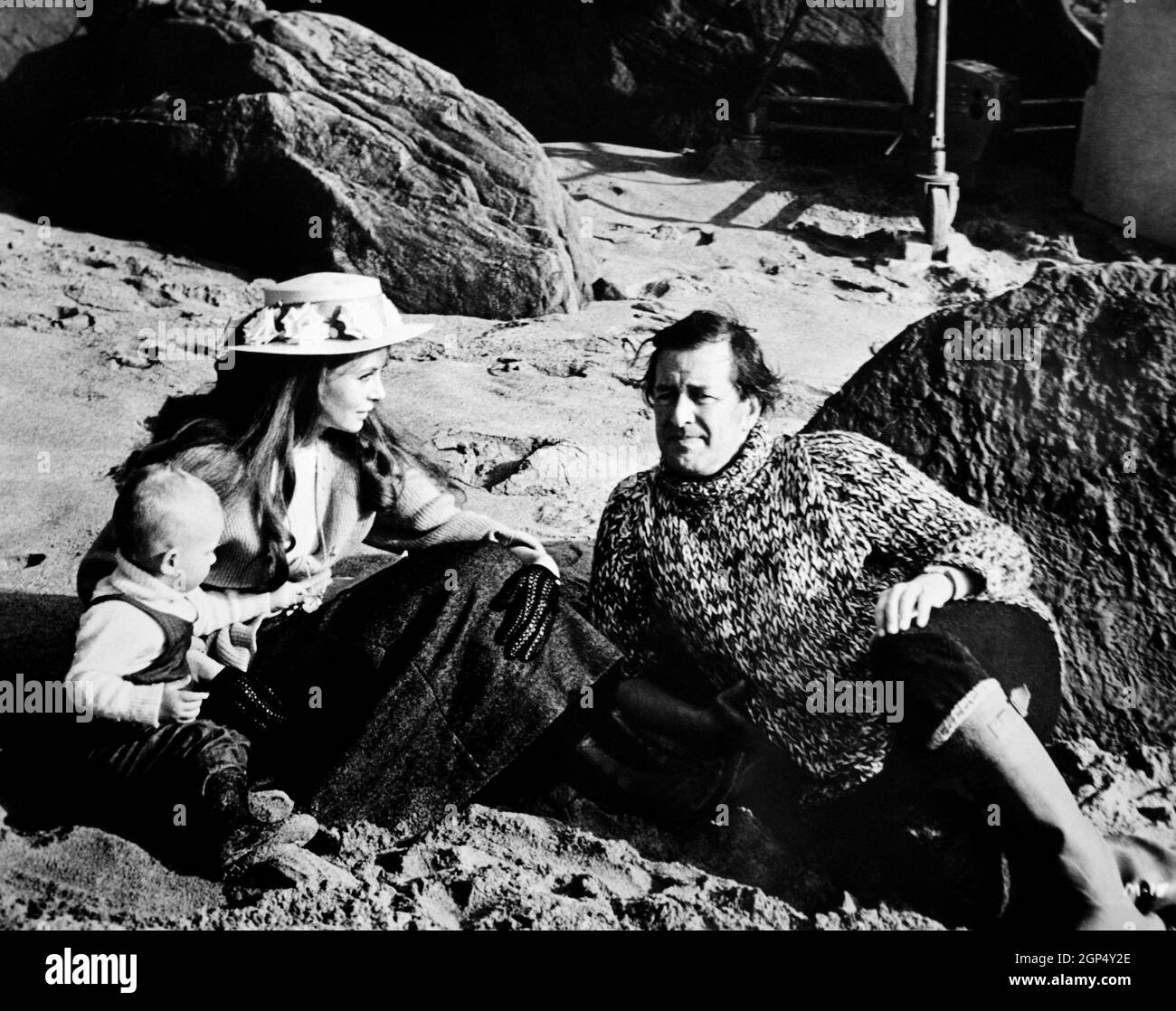 RYAN'S DAUGHTER, Sarah Miles, and her husband, screenwriter Robert Bolt ...