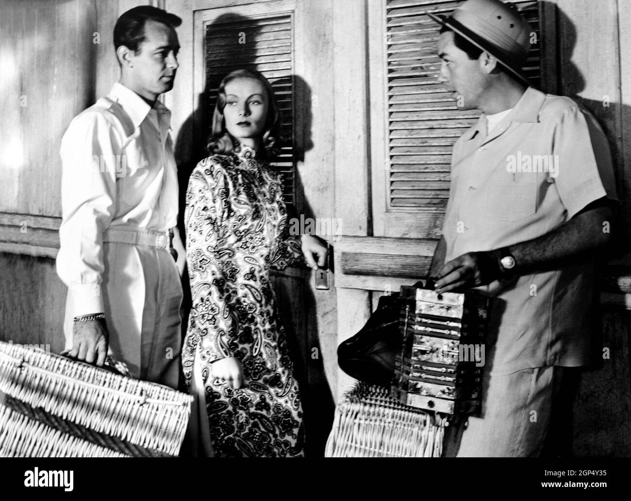 SAIGON, from left, Alan Ladd, Veronica Lake, Wally Cassell, 1948 Stock Photo - Alamy