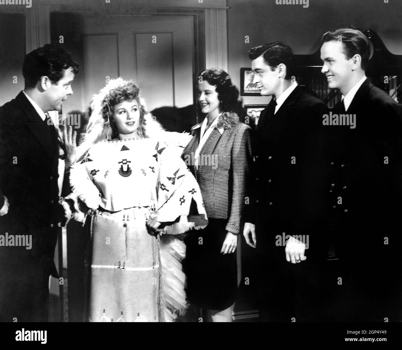 SAILOR'S HOLIDAY, from left, Arthur Lake, Shelley Winters, Jane ...