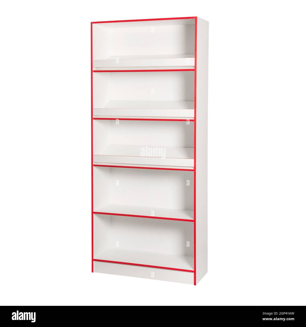 Showcase equipment for a store on a white background. Free space for ...