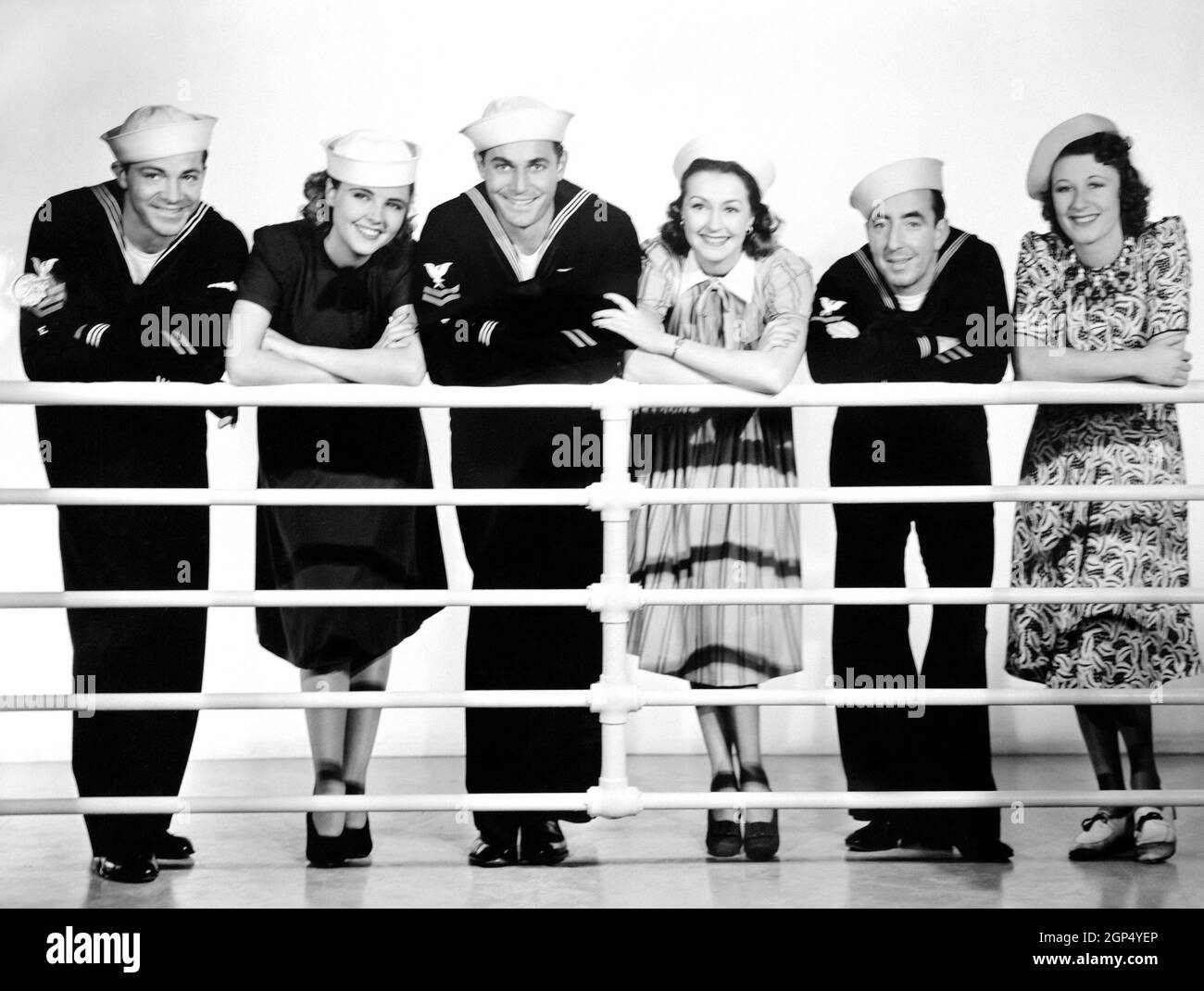 SAILOR'S LADY, from left, Dana Andrews, Kay Aldridge, Jon Hall, Nancy ...
