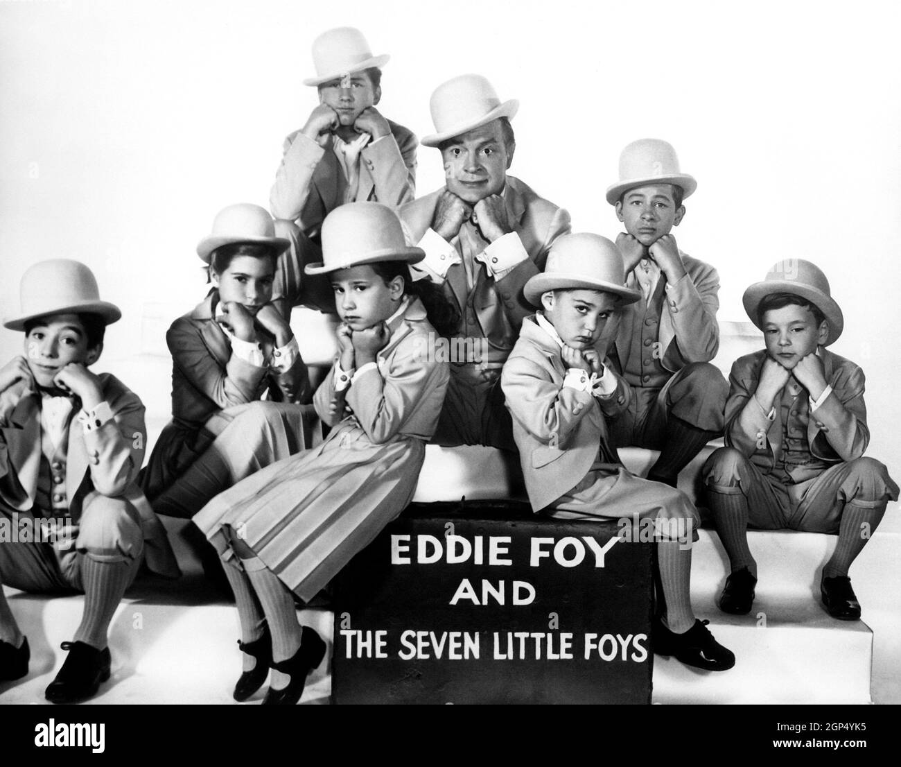 THE SEVEN LITTLE FOYS, Bob Hope, back center, with Tommy Duran, Jimmy ...