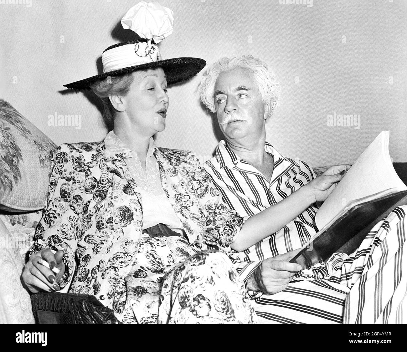 THE SENATOR WAS INDISCREET, from left, Hedda Hopper, William Powell, on ...