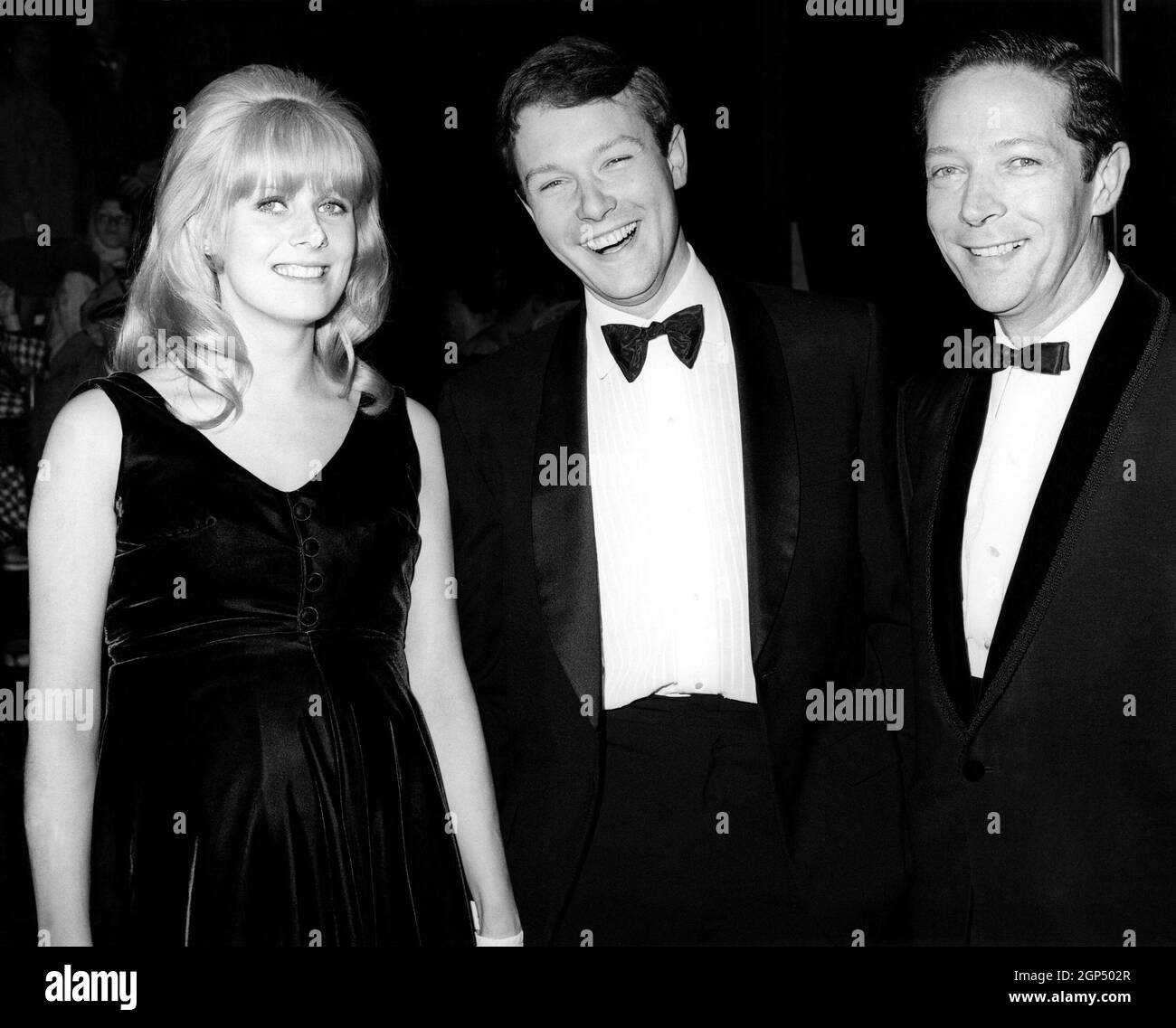 At the premiere of SHOES OF THE FISHERMAN are director Michael Anderson ...