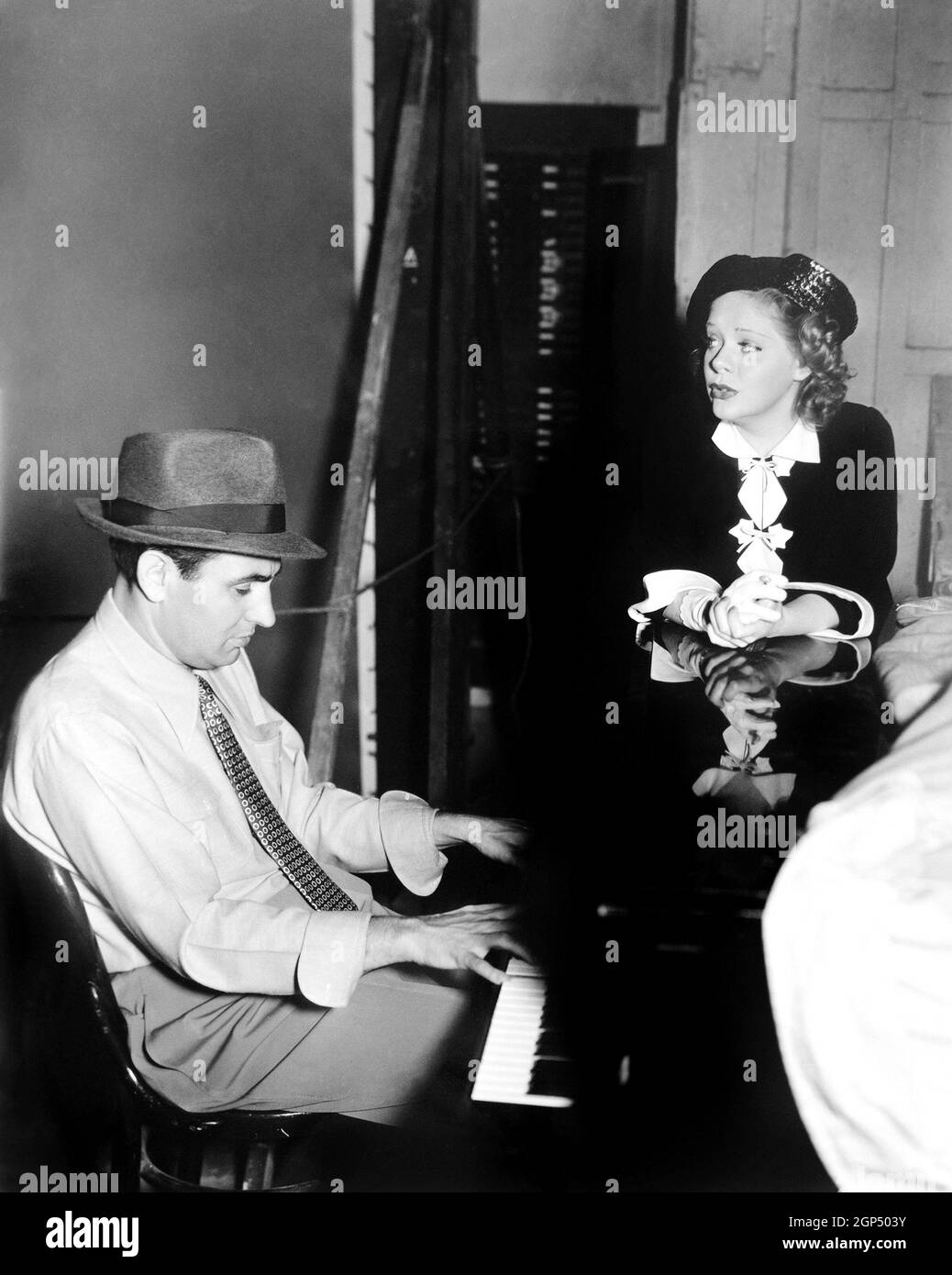 SING, BABY, SING, from left, director Sidney Lanfield, Alice Faye, on ...